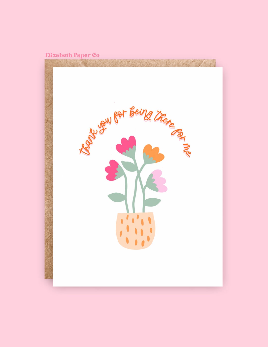 Thank You Plant Card Greeting Plant Party Event - Etsy