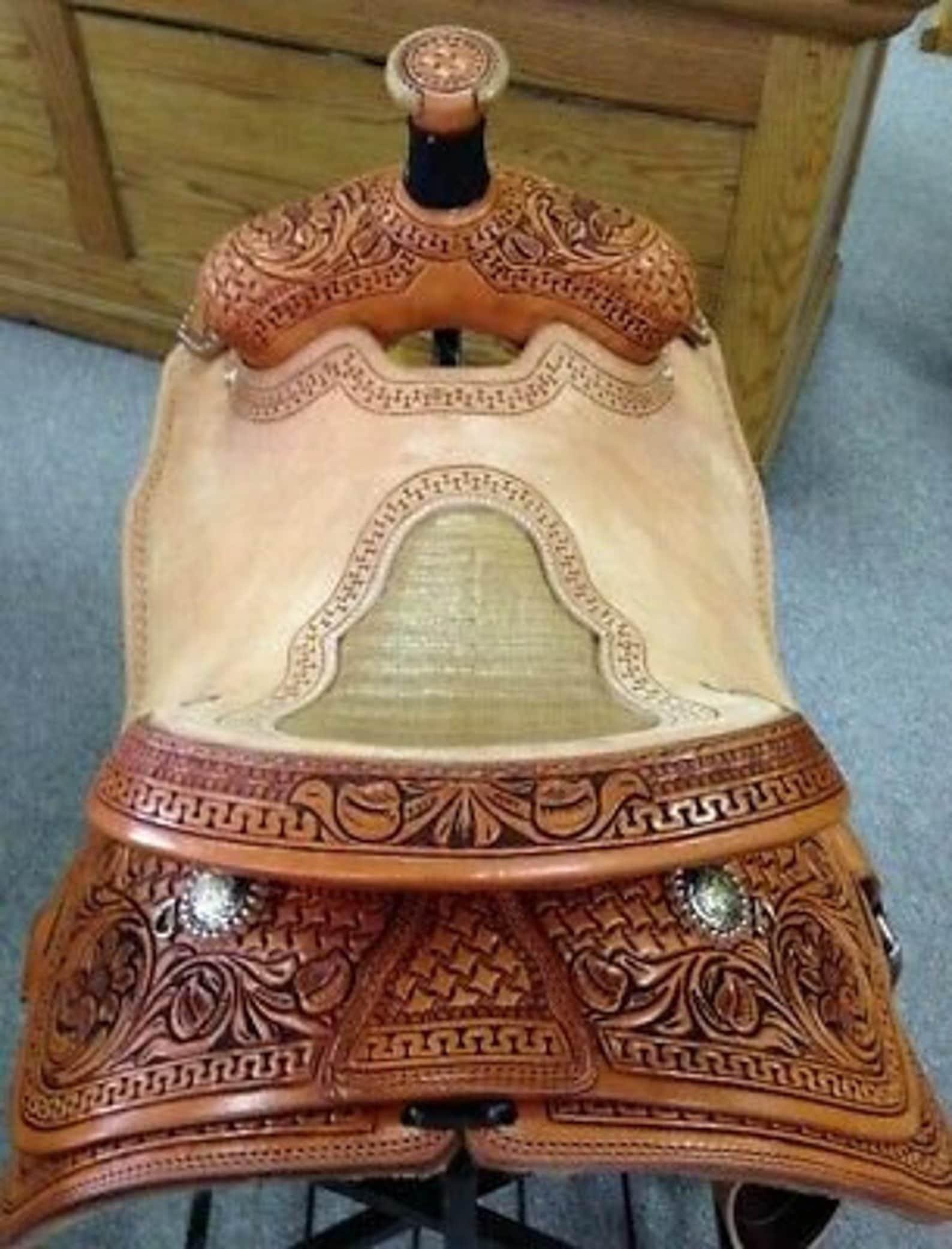 Premium Leather Western Barrel Racing Adult Horse Saddle Tack - Etsy