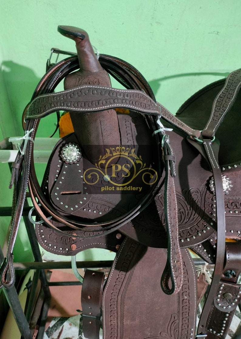 New Style Western Barrel Horse Saddle Tack With Matching - Etsy