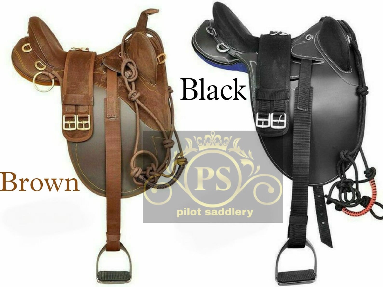 New Australian Stock Synthetic Saddle With Matching Girth & - Etsy