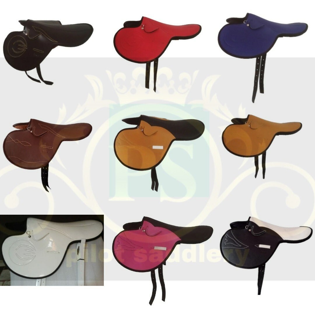 Racing Saddle Synthetic Race Exercise Light Weight Horse Saddle With ...