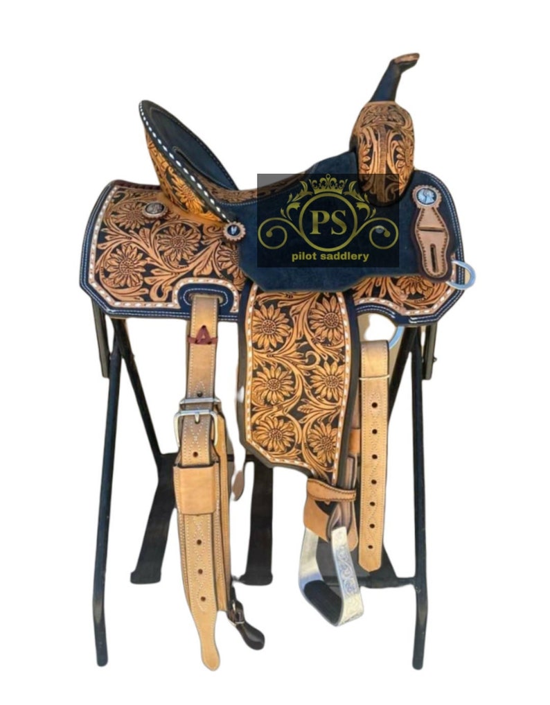 New Style Western Barrel Horse Saddle Tack With Matching - Etsy