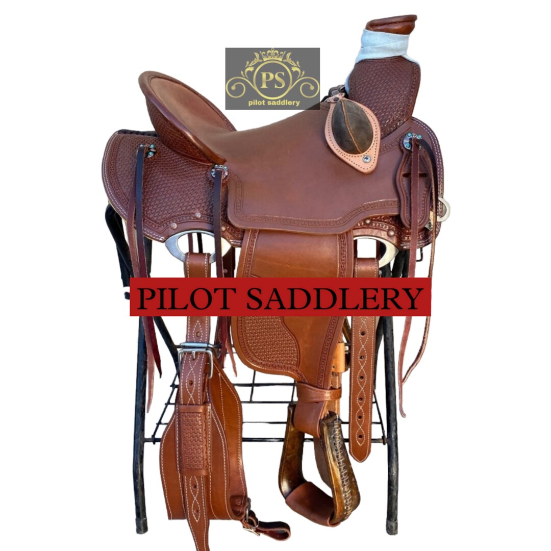 Wade Tree A Fork Premium Western Leather Roping Ranch Work Bucking ...