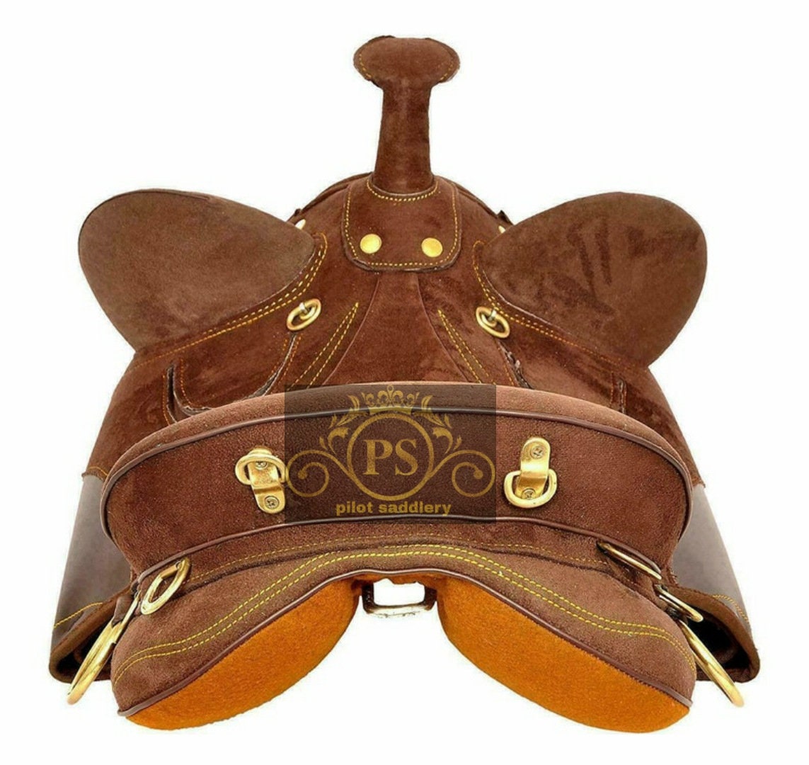 New Australian Stock Synthetic Saddle With Matching Girth & Nylon ...