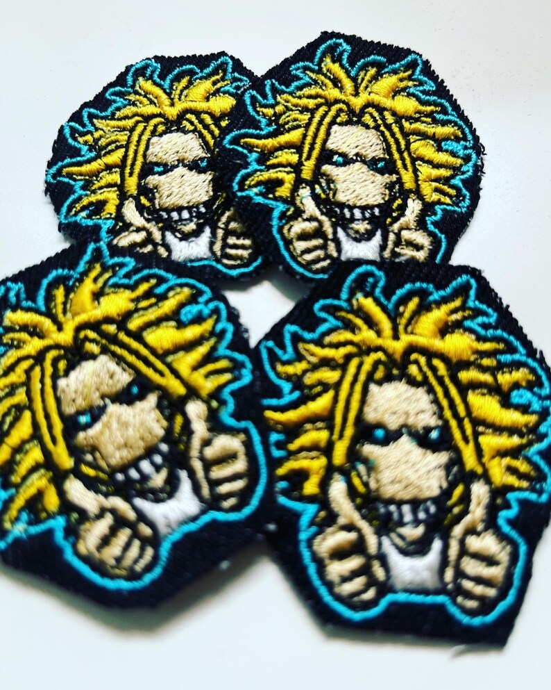 Anime/manga My Hero Academia "all Might" Iron-on/sew-on Patch - Etsy