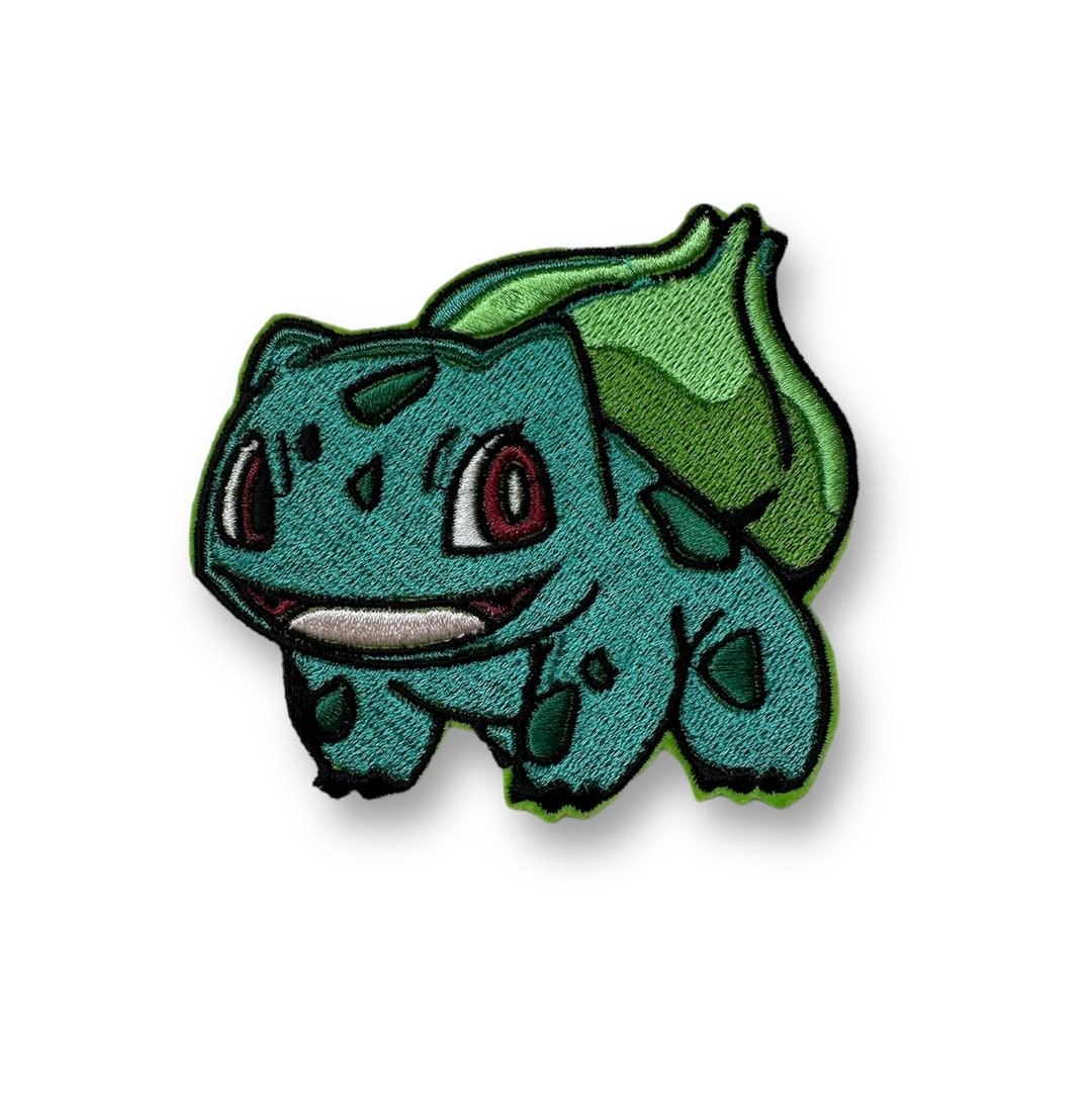 Pokemon Bulbasaur Embroidered Patch - 3.5x3.5 Iron-on Patch - Etsy