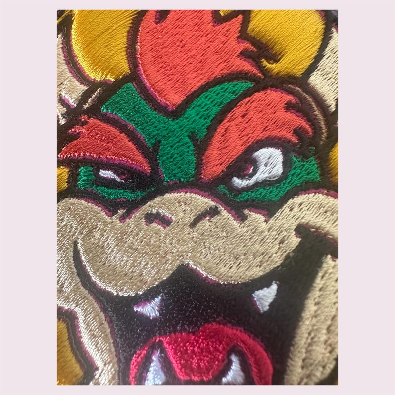 Bowser Super Mario Bros. Iron-on Patch - Etsy