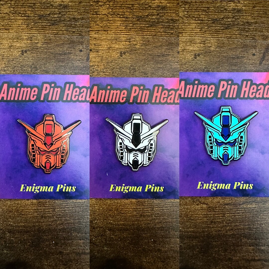 Anime Gundam Pin Heads - Etsy