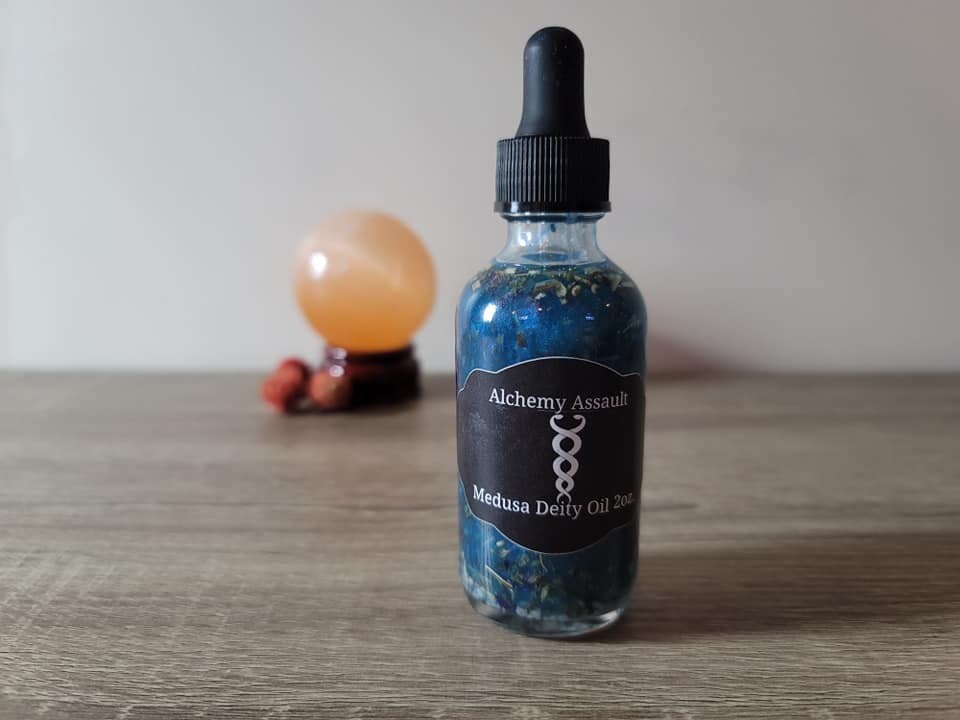Medusa Deity Oil Medusa Ritual Oil SA Deity Work Medusa - Etsy