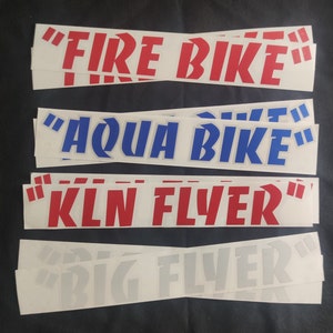 Reflective SE Bike Stickers Kit - Etsy