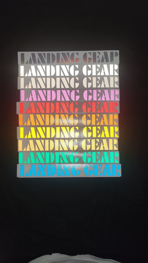 Landing Gear Reflective SE Bike Fork Stickers Kit | Etsy