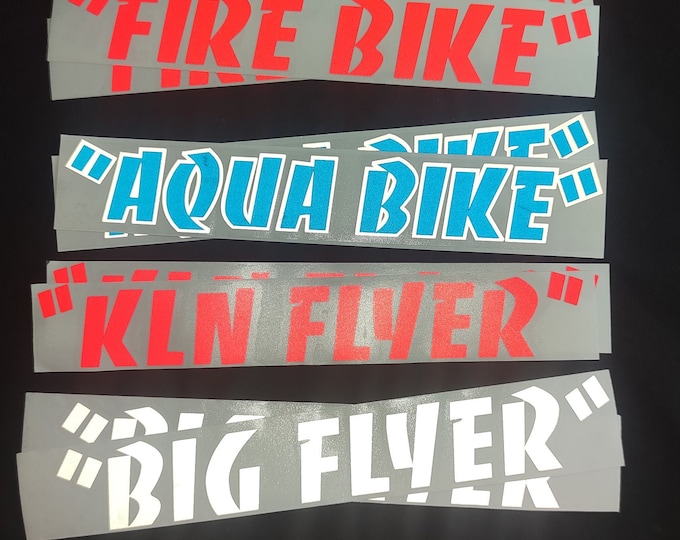 Reflective SE Bike Stickers Kit - Etsy