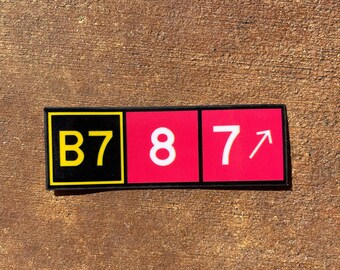 Boeing 787 Sticker - Etsy