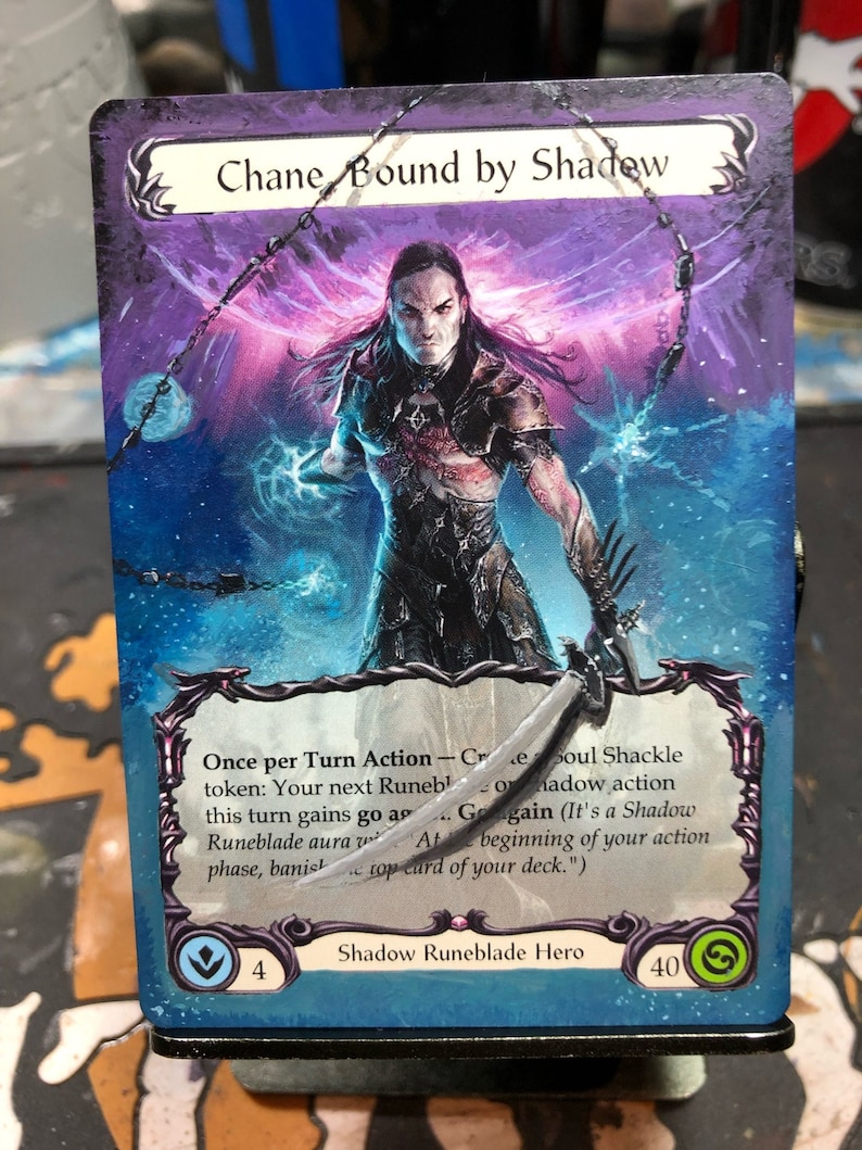 Chane Bound by Shadow Flesh and Blood TCG Altered Card | Etsy
