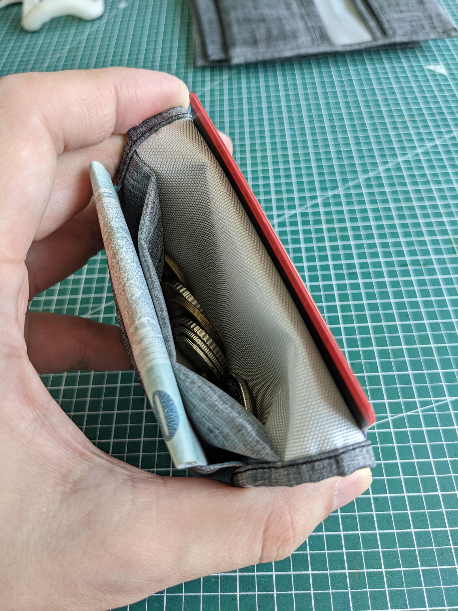 Minimalist, Simple, Running Wallet, Holds Cards, Cash and Coins - Etsy