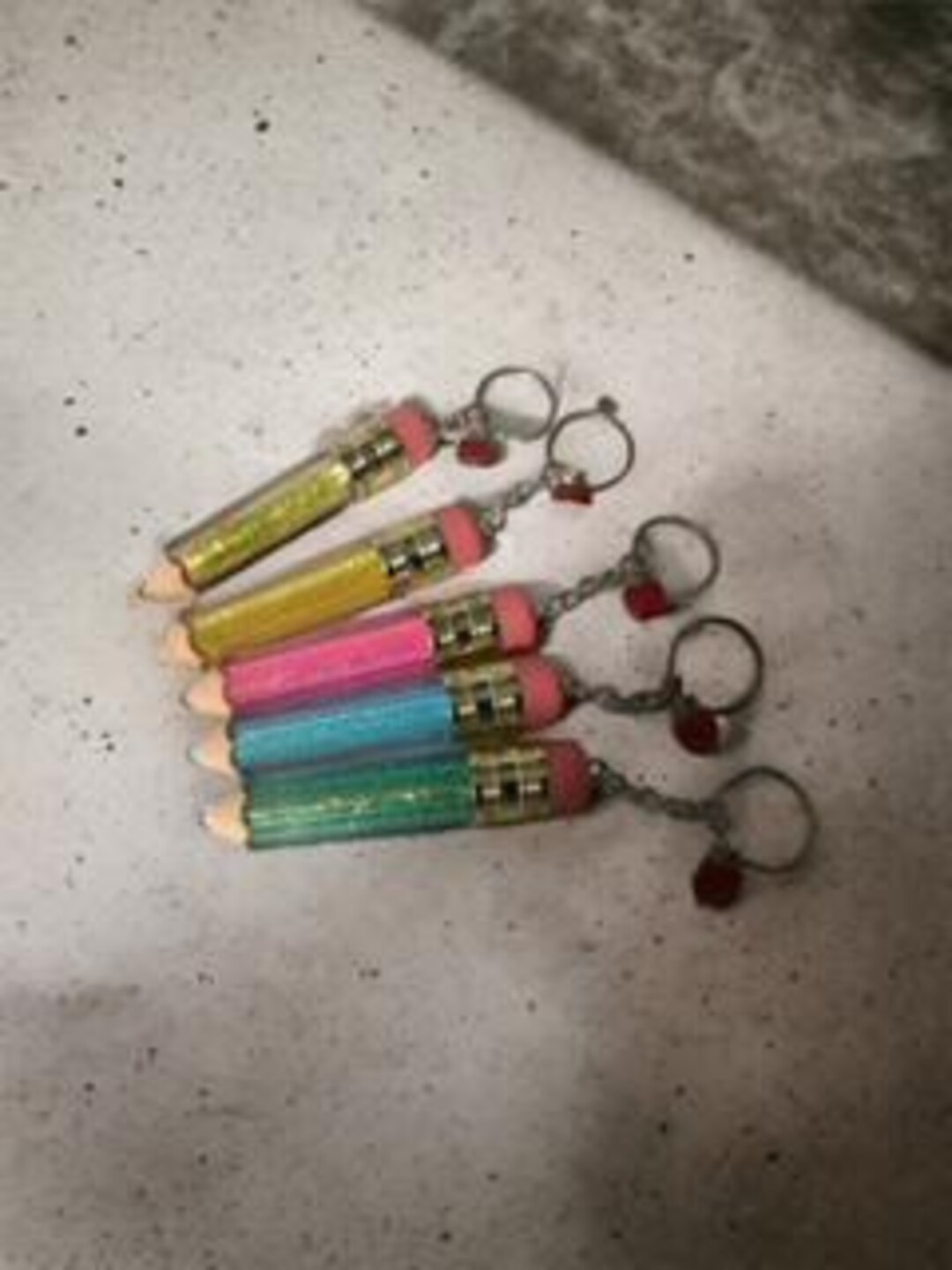Teacher Pencil Keychains - Etsy