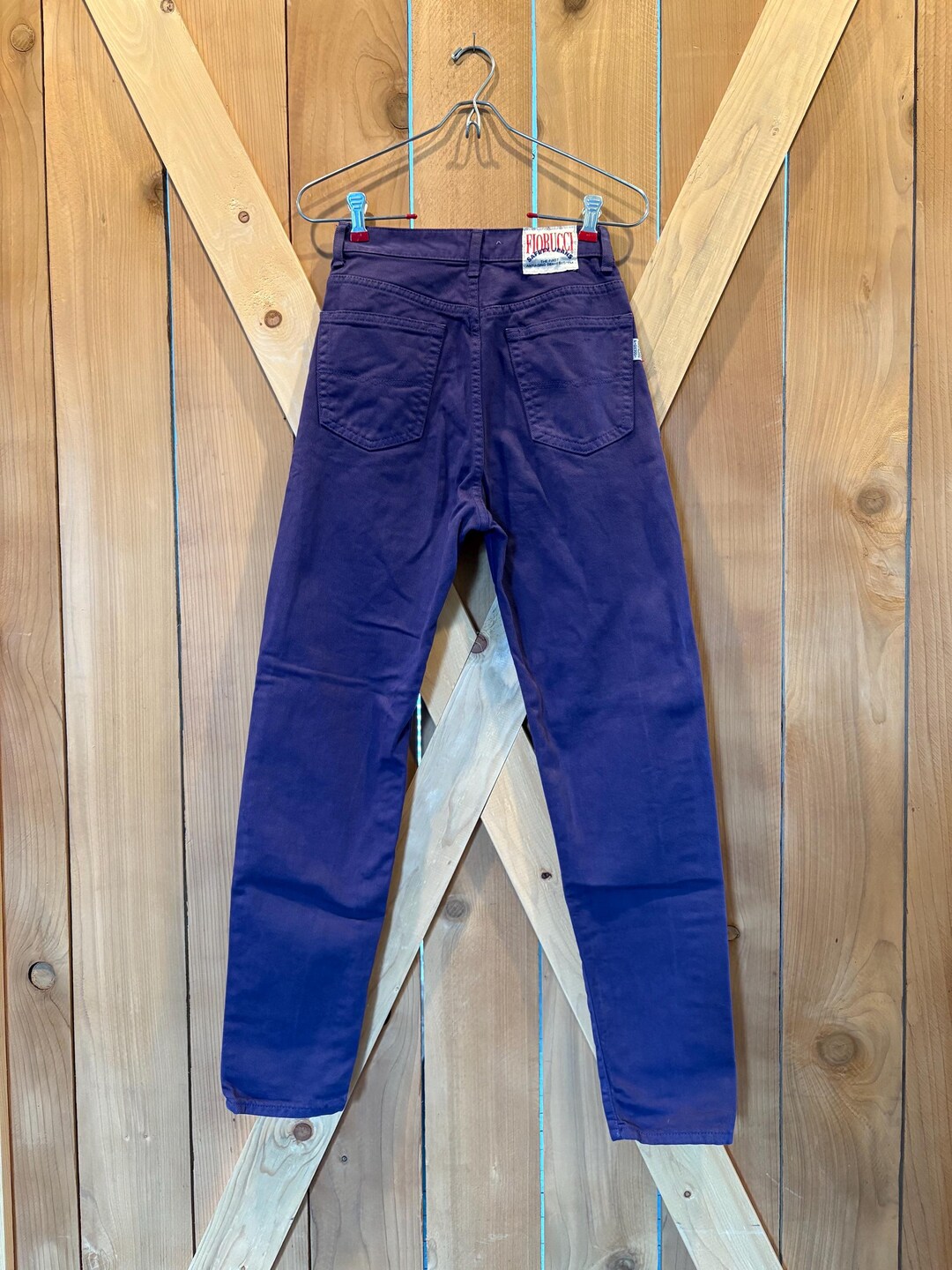 Fiorucci Purple Safety Jeans - Etsy