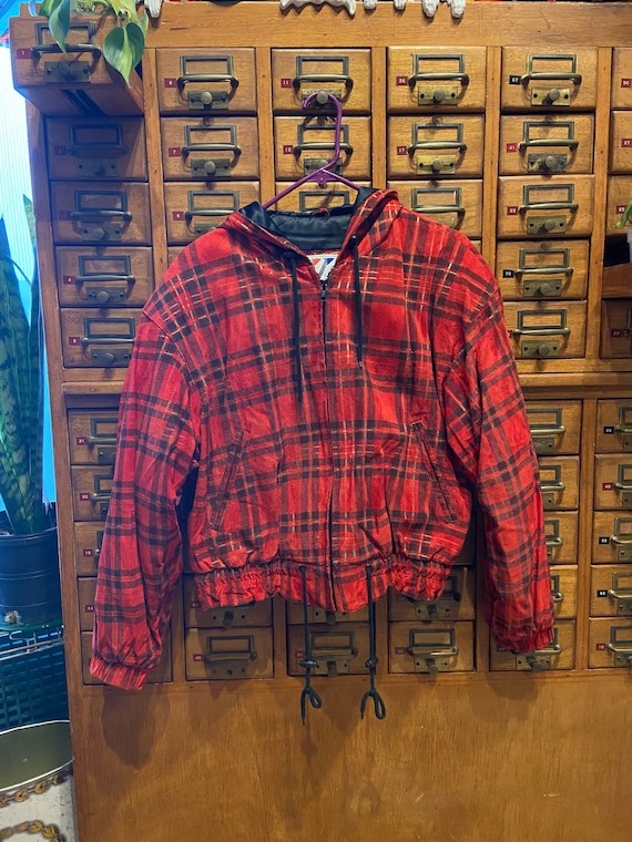 vintage wilson plaid leather - Gem