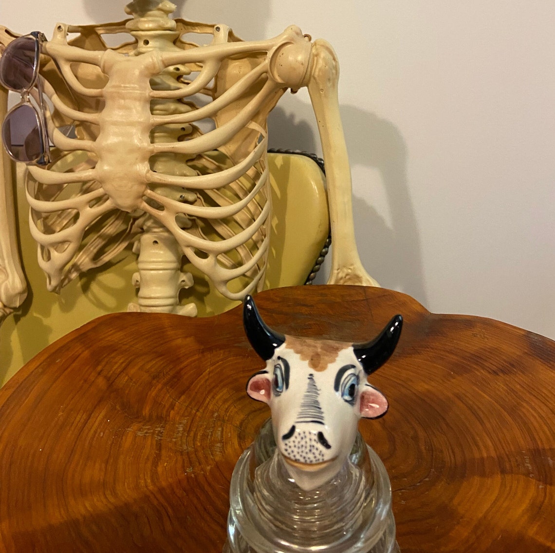 Small Ceramic Cow Head, Wall Mount - Etsy