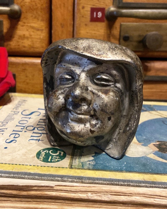 Smiling Monks Head Inkwell Stand - Etsy