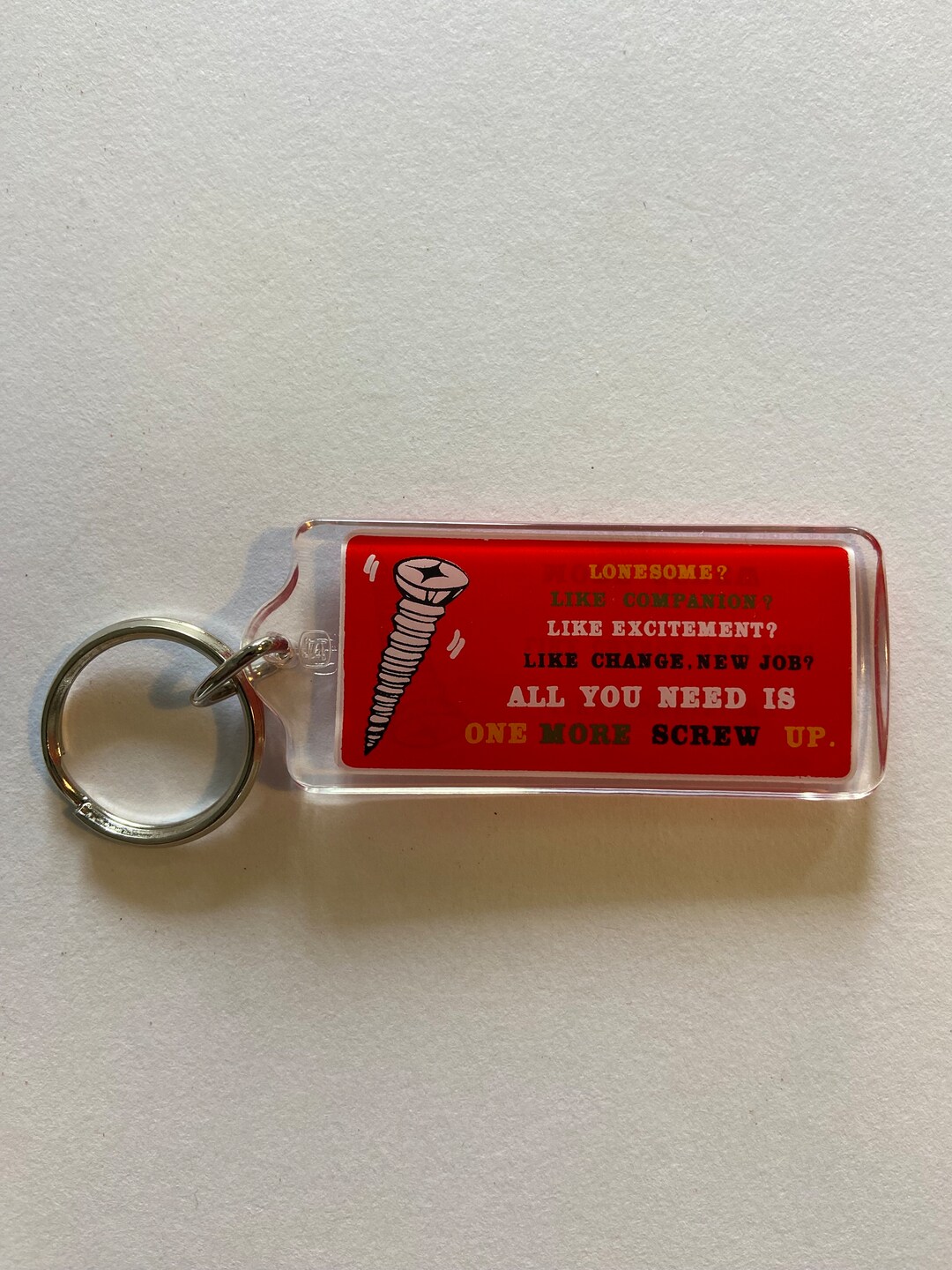 Vintage Adult Novelty Keychain, lonesome - Etsy