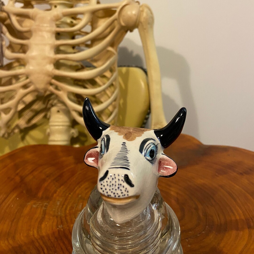 Small Ceramic Cow Head, Wall Mount - Etsy