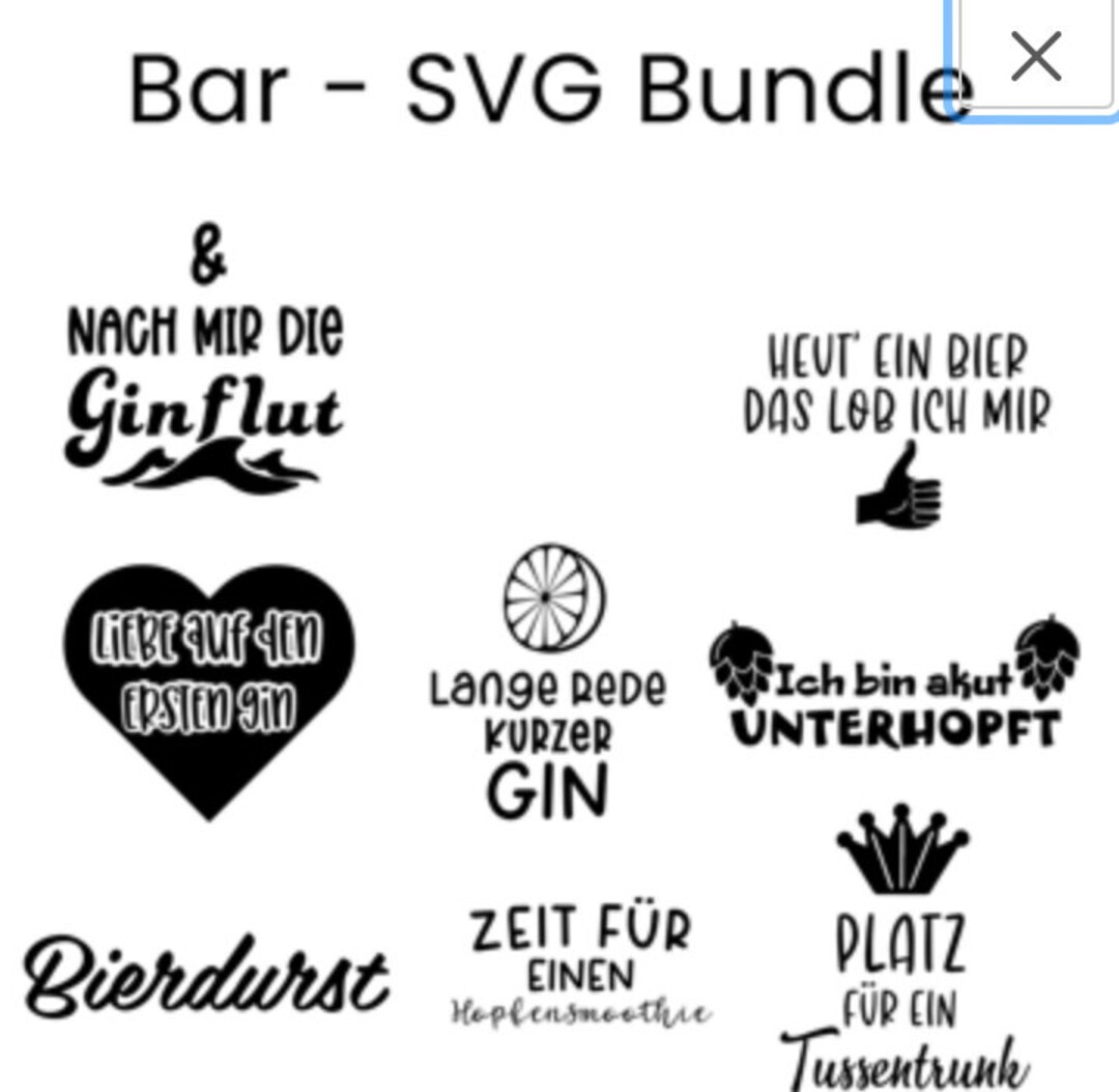 Bar SVG Bundle - Etsy