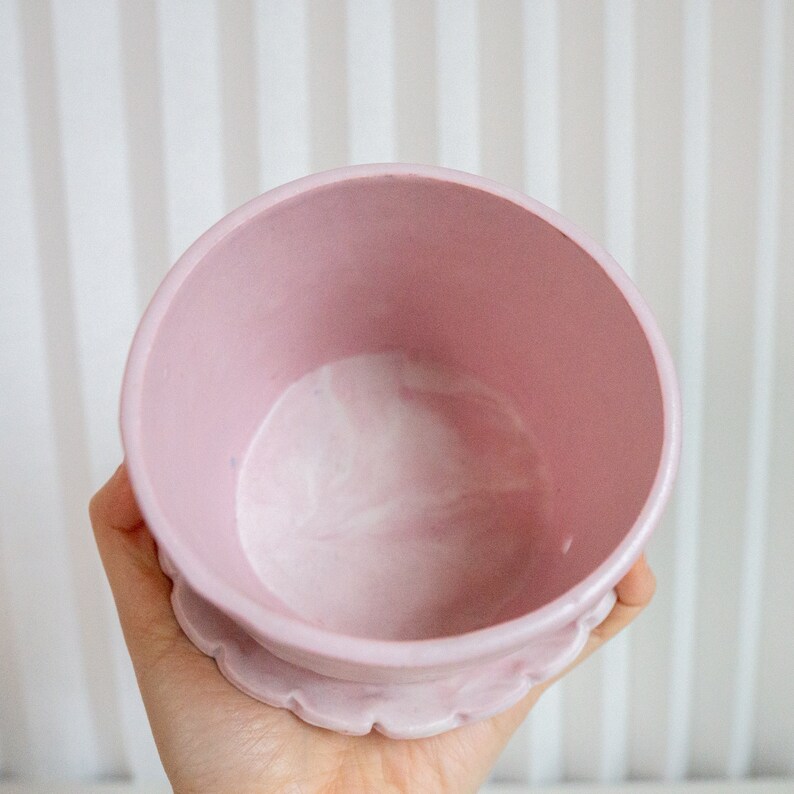 Bunnies Running Planter L Small Flower Pot L Handmade Ceramics L Cute ...