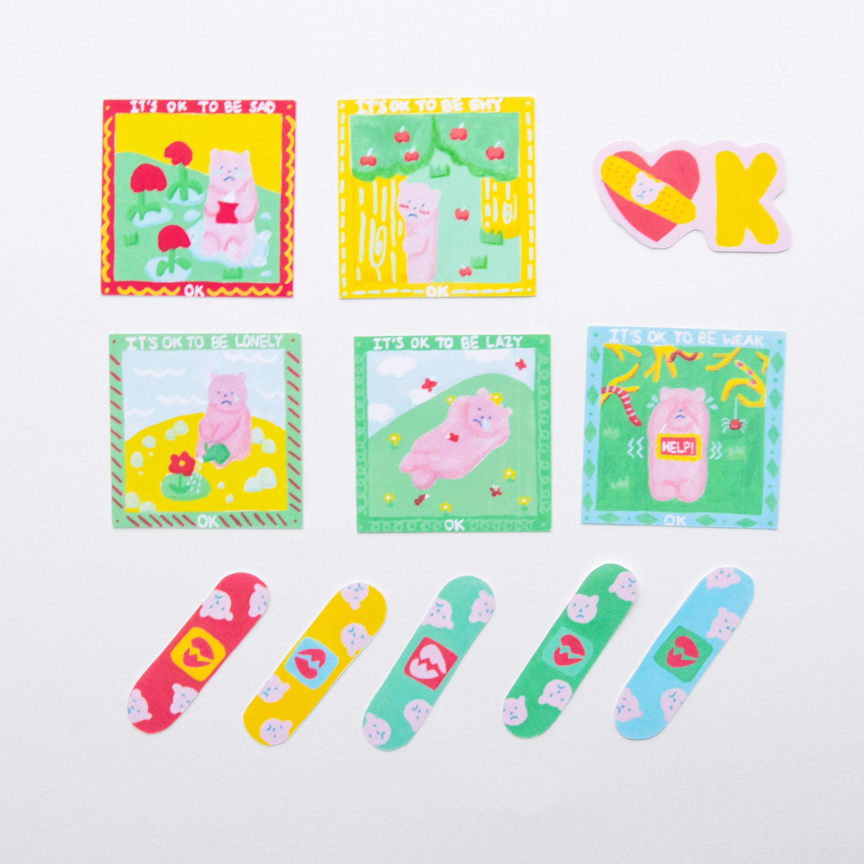 It's OK Sticker Pack 11pcs L Self Care, Self Love, Self Affirmation ...