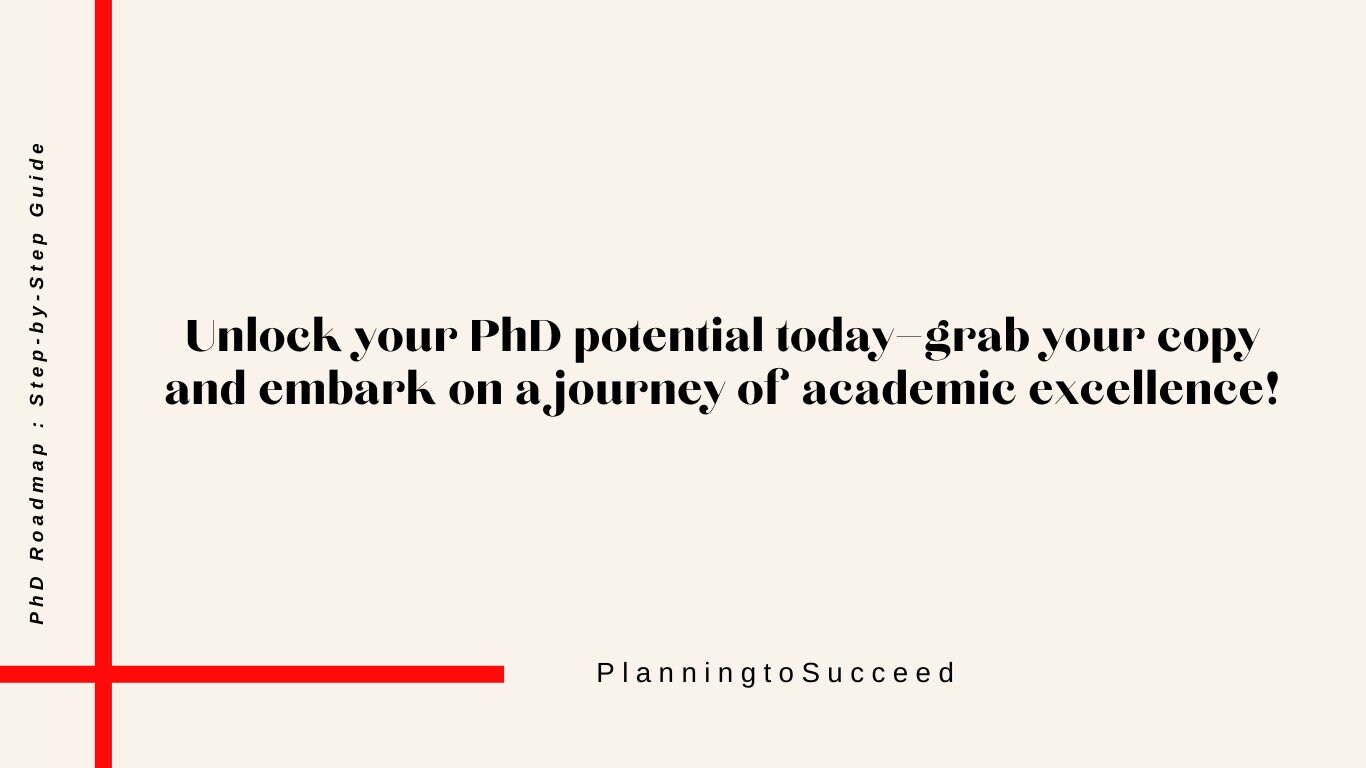 Phd Roadmap A Step-by-step Guide - Etsy
