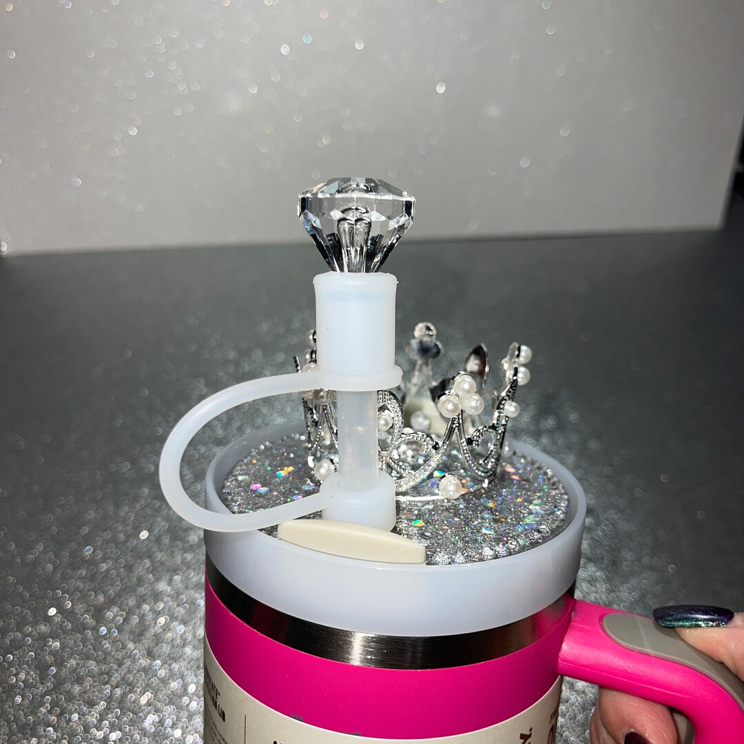 Diamond Straw Topper, 10 Mm Diamond Straw Cover, Multiple Colors ...