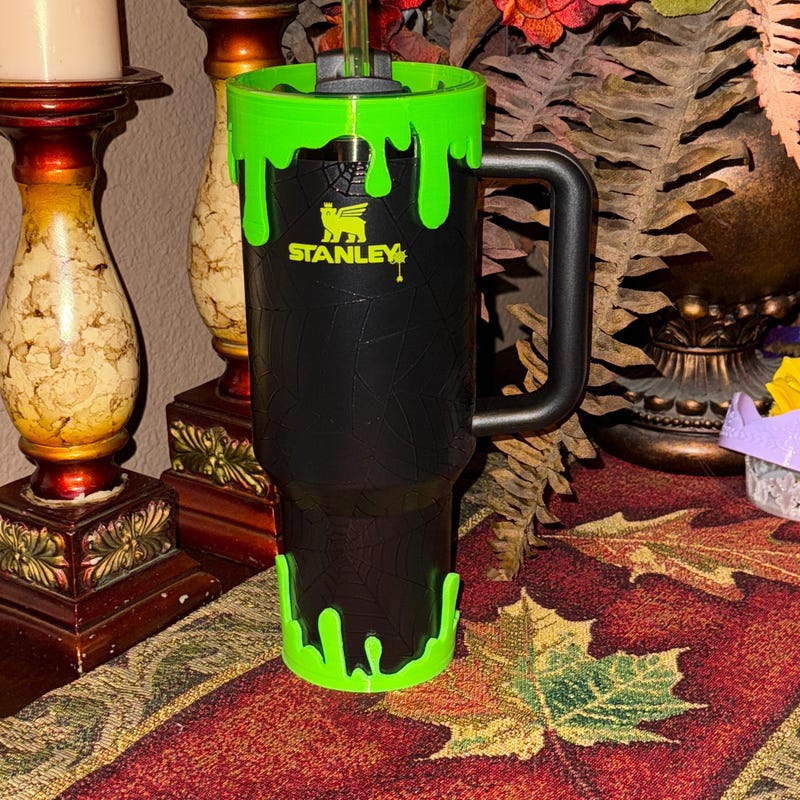 Halloween Slime Stanley Topper - Etsy