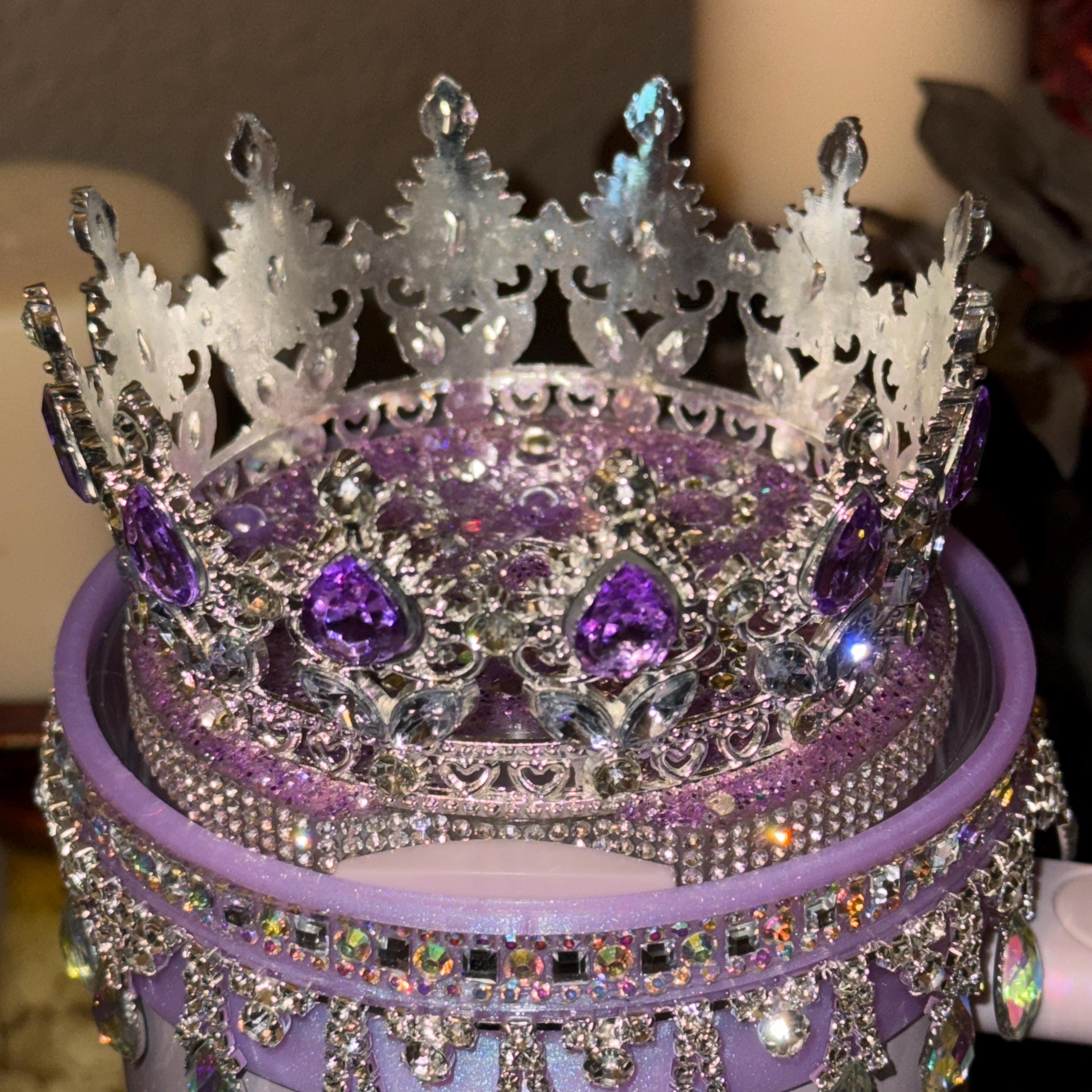 Starlit Iris Lavender Lilac Iridescent Rhinestone Princess Accessories ...