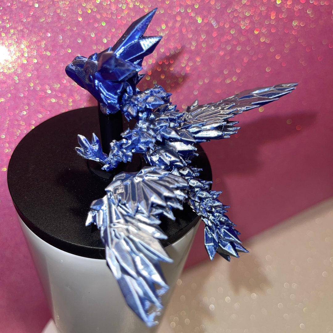 Crystal Dragon Crystalwing Dragon 10mm Straw Topper 30oz 40oz Straw ...