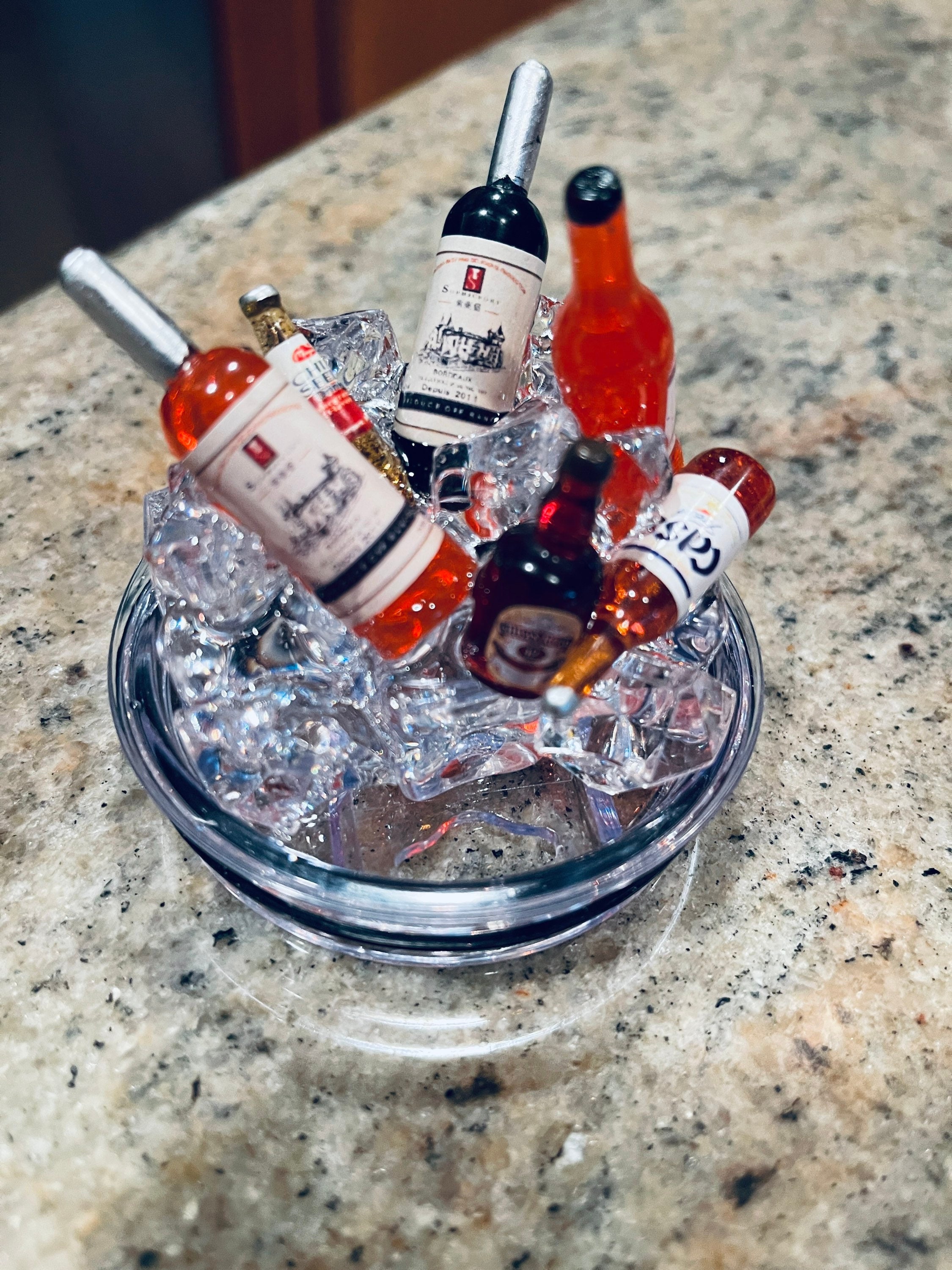 Liquor Bottle Tumbler Topper, Day Drinking Lid, Topper Lid - Tumbler ...