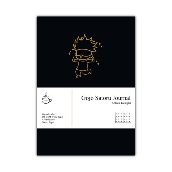 Gojo Satoru Journal Jujitstu Kaisen Journal PREORDER - Etsy