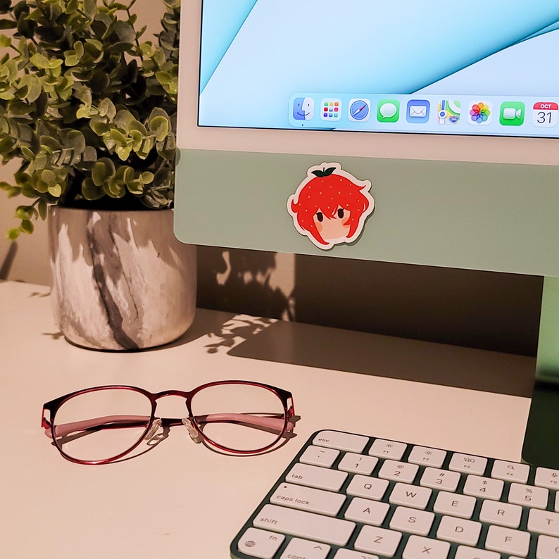 Genshin Impact Strawberry Diluc Sticker/sticker Sheet - Etsy