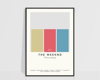 Thursday the Weeknd Poster - Etsy