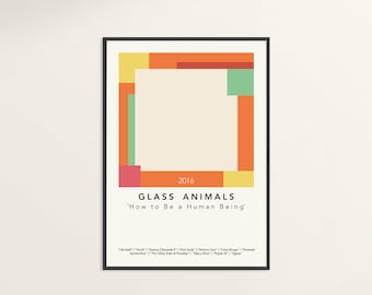 Animals Glass Poster - Etsy