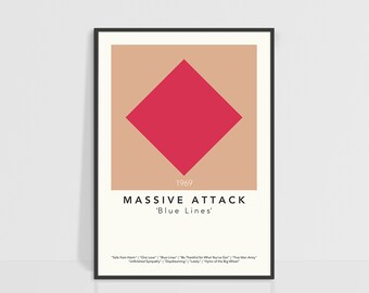 Massive Attack Poster - Etsy