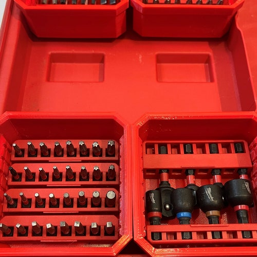Milwaukee Slim Packout Short Bit Bin - Etsy