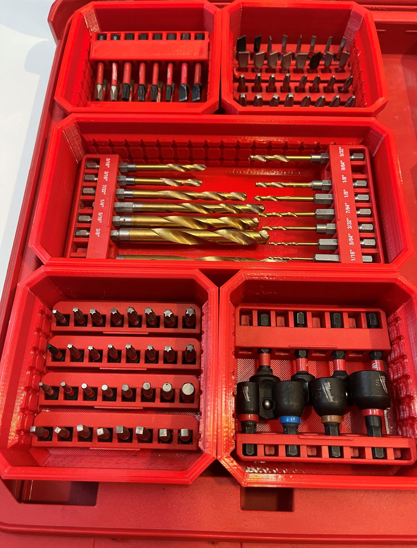 Milwaukee Slim Packout Short Bit Bin - Etsy