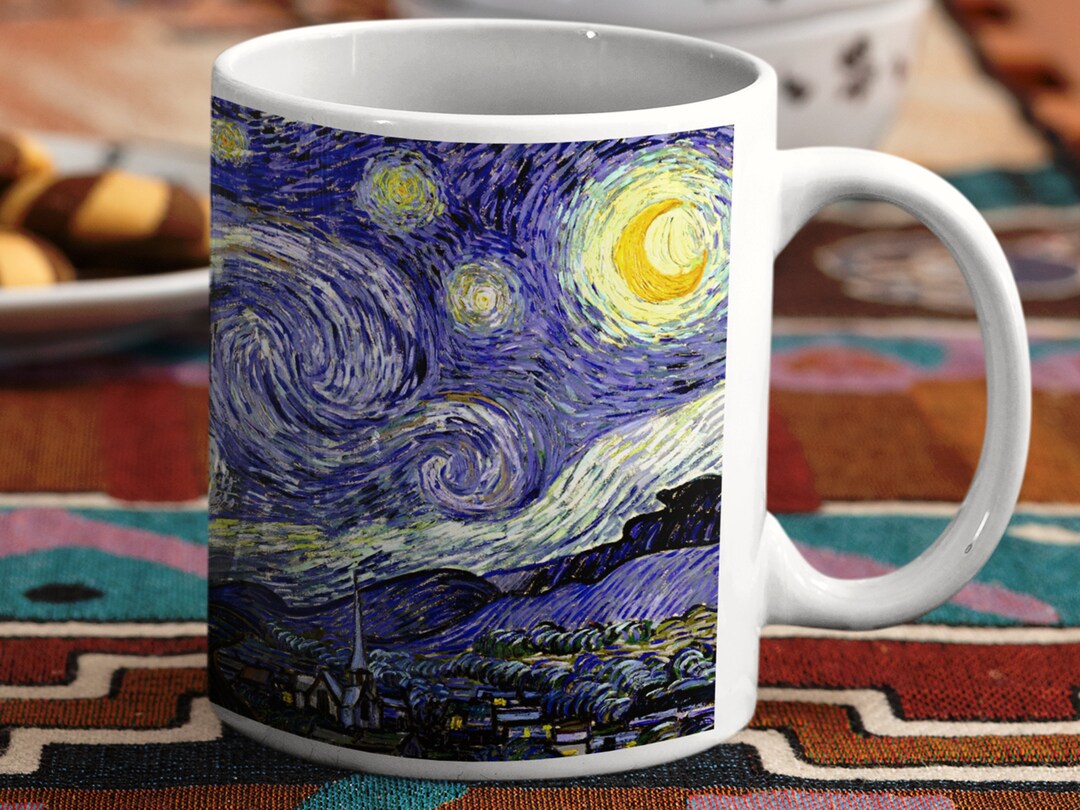 Starry Night Coffee Mug, Van Gogh Coffee Mug, Van Gogh Gift, Starry ...