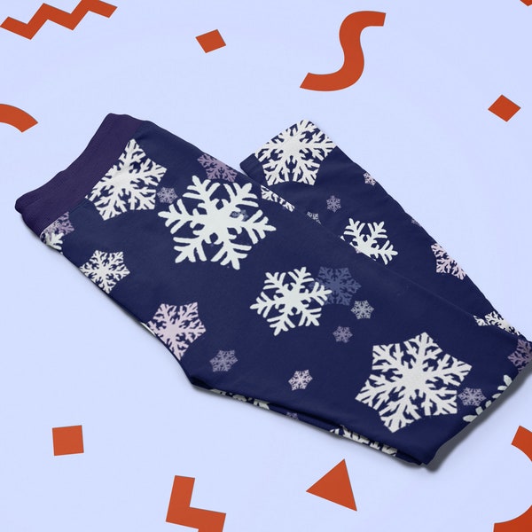 Snowflake Leggings - Etsy