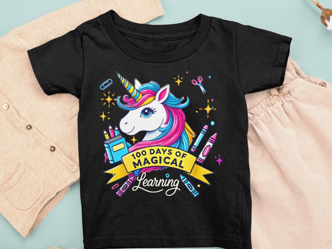 Fun Unicorn 100 Days of School, 100 Days of Magical Learning Digital ...