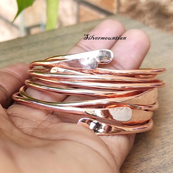 Copper Bangles - Etsy