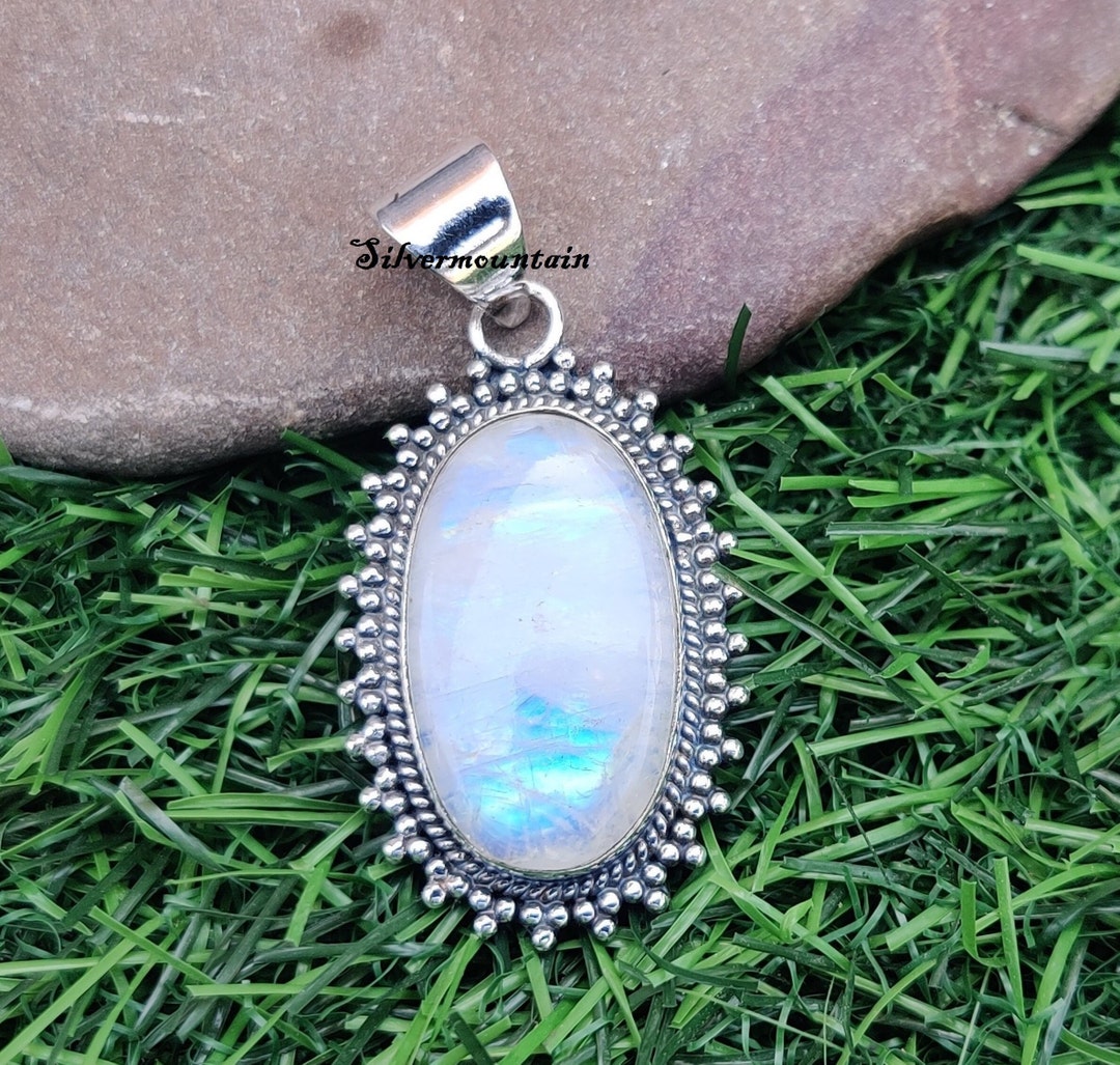 Rambo Moonstone Pendent* Handmade Pendent* 925 Sterling Pendent ...
