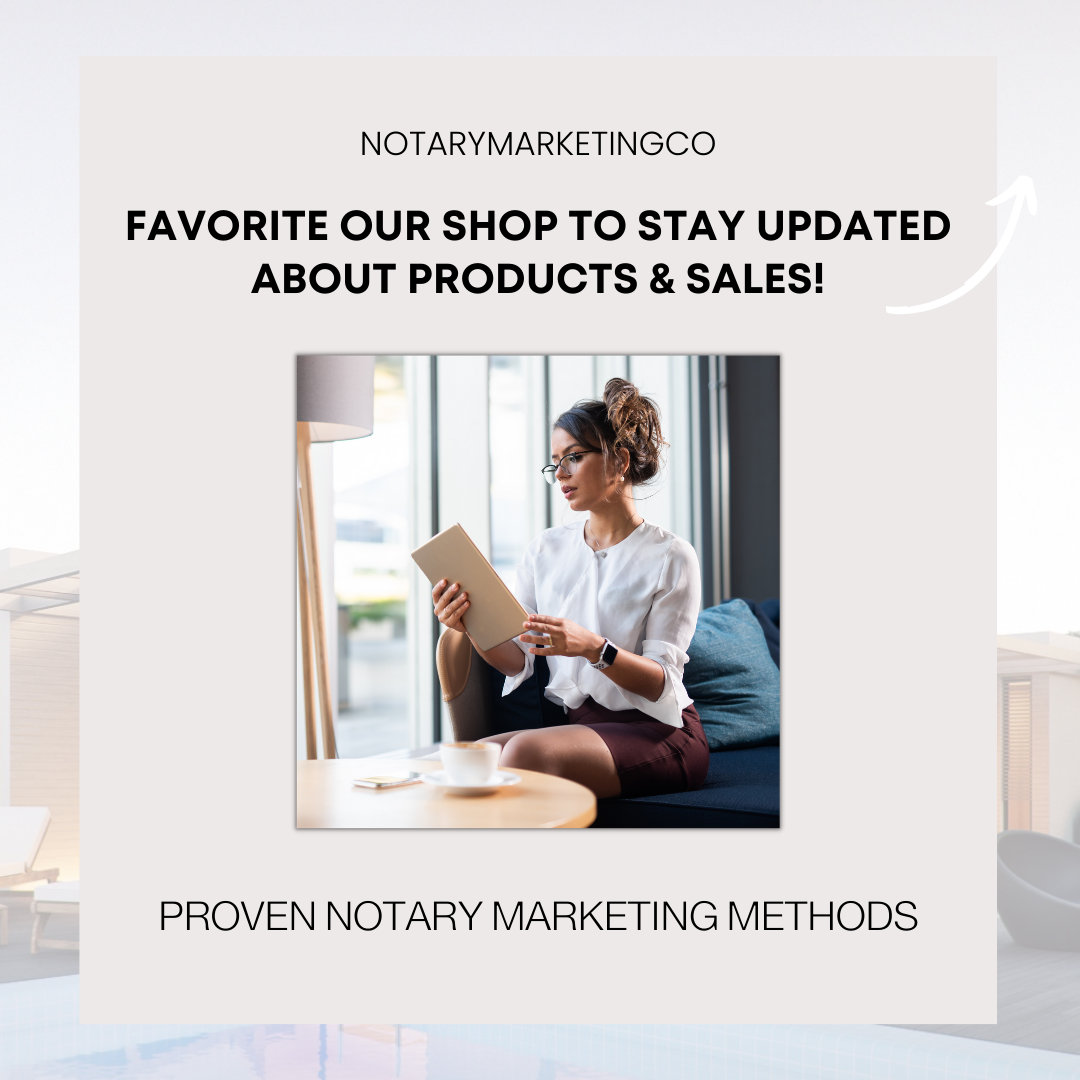 Notary Marketing Kit, Notary Marketing Flyers Signing Agent Marketing ...