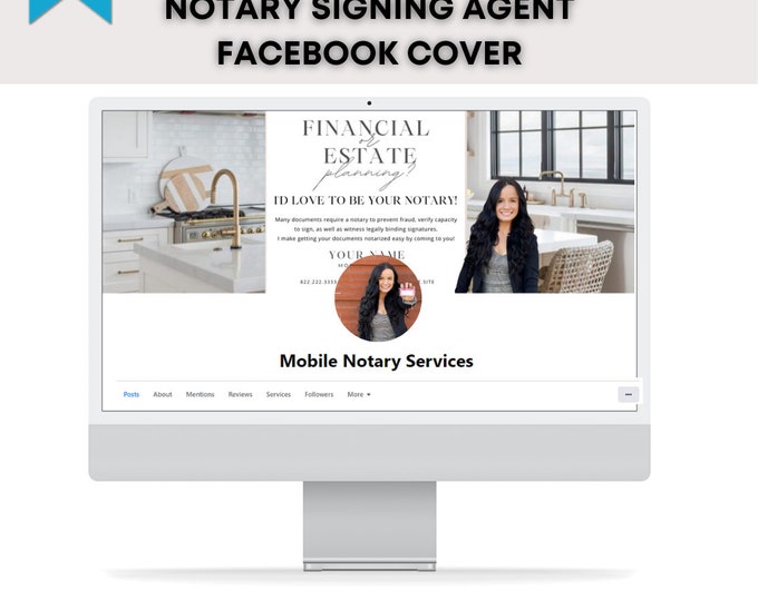 Signing Agent Facebook Cover Banner Notary Marketing Social Media ...