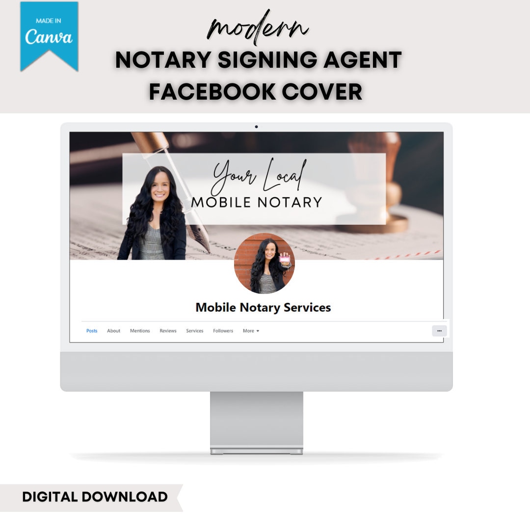 Notary Facebook Banner | Notary FB Banner | Notary Social Media ...